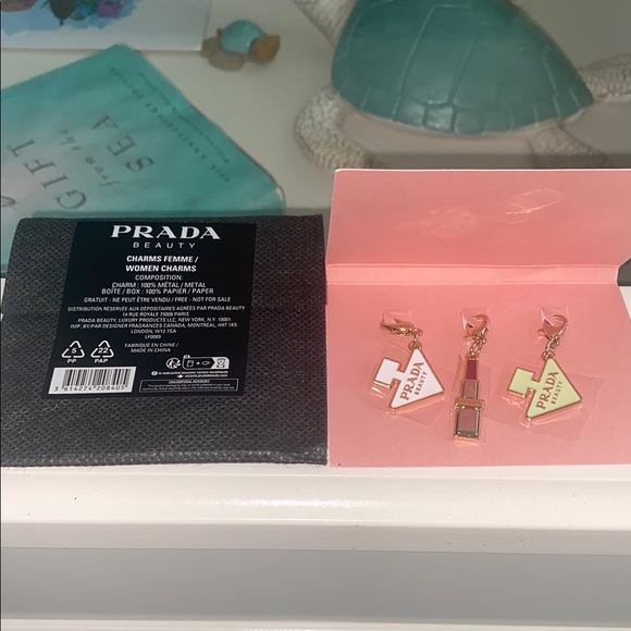 Prada | Jewelry | Prada Beauty Women Charms Set | Poshmark